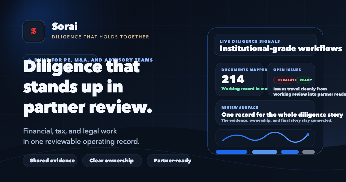 The CFO's Playbook for M&A Due Diligence
